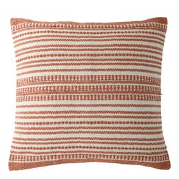 Chic Antique Aix Kissenbezug mit Streifen L50/B50 cm, Terracotta skandinavische Deko Online Shop