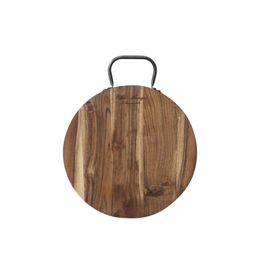 Chic Antique Tapasbrett Laon mit Eisengriff H2/L36/B30 cm, natur skandinavische Deko Online Shop