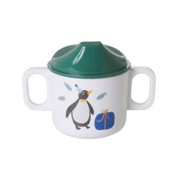 Rice Melamin Babybecher Party Animal &Oslash;7,5 x H6,5cm, gr&uuml;n skandinavische Deko Online Shop
