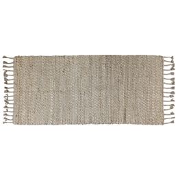 Chic Antique Bodenl&auml;ufer aus Jute Natur L150/B70 cm, natur skandinavische Deko Online Shop