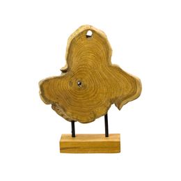 skandeko Unikat-Dekoscheibe WOOD, auf St&auml;nder 25 x 8 x 30 cm skandinavische Deko Online Shop