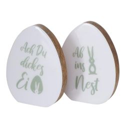 Boltze Oster Dekoaufsteller Lenny 2er Set H17cm - 2er Set skandinavische Deko Online Shop