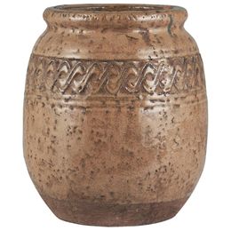 IB Laursen Topf mit Wellenmuster Sif H&ouml;he 18.5, &Oslash; 16.5 cm, &Ouml;ffnung 12 cm skandinavische Deko Online Shop
