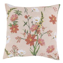 Chic Antique Aix Kissebezug mit Blumenmuster, rosa 50 x 50 cm rosa skandinavische Deko Online Shop