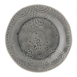 Bloomingville Rani Essteller, Grau, Steingut &Oslash; 26,5 cm skandinavische Deko Online Shop