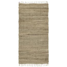 IB Laursen Bodenl&auml;ufer aus Baumwolle 120 x 60 cm, braun-grau skandinavische Deko Online Shop