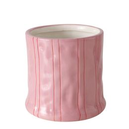 Boltze Keramik Blumentopf Nordica H: 12 cm, D: 12,5 cm, Rosa skandinavische Deko Online Shop