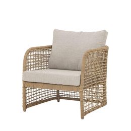 Bloomingville Loungesessel Penzano, Polyrattan L75xH70xB72 cm skandinavische Deko Online Shop