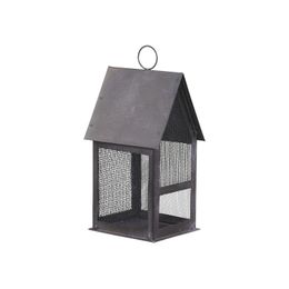 Chic Antique Fil de fer Lichthaus H22/L8,5/B10 cm, antik kohle skandinavische Deko Online Shop