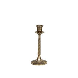 Chic Antique Kerzenst&auml;nder f&uuml;r Stabkerze antique messing H18/D8 cm antique messing skandinavische Deko Online Shop