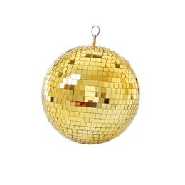 Rice Diskokugel Gold &Oslash;29cm, gold skandinavische Deko Online Shop