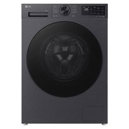LG Waschmaschine Matte Black (EEK A40%, 9 kg, 1.400 U./Min.) mit AI DD&reg; & TurboWash&reg;360&deg; F4WX709YB F4WX709YB