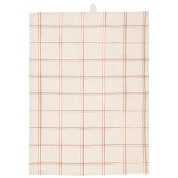 IB Laursen Geschirrtuch Leonard mit Karomuster 50 x 70 cm, Braun skandinavische Deko Online Shop