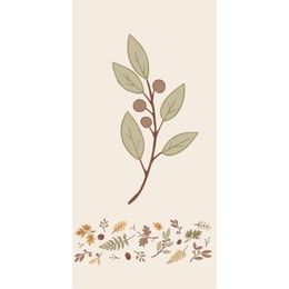 IB Laursen Serviette mit Blattsilhouette 16 Stck Olivenzweig, 40 x 40 cm skandinavische Deko Online Shop