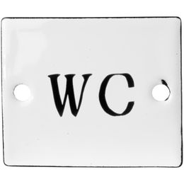 IB Laursen Schild Emaille WC 6 x 5 cm skandinavische Deko Online Shop