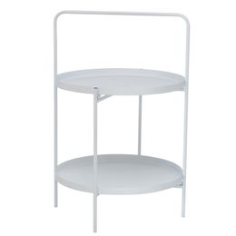 Boltze Etagere Montego H60/&Oslash;40 cm, weiss skandinavische Deko Online Shop
