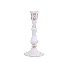 Chic Antique Alter Kerzenst&auml;nder mit Muster H32/&Oslash;14 cm, antik creme skandinavische Deko Online Shop