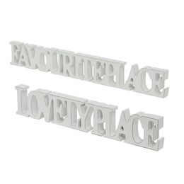 Boltze Schriftzug Place 2er Set L8 x B2,5 x H60 cm skandinavische Deko Online Shop