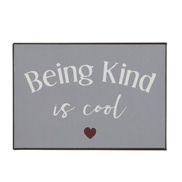IB Laursen Metallschild Being kind is cool 20 x 14 cm skandinavische Deko Online Shop