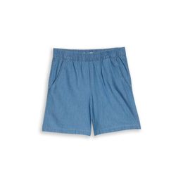 Tom Tailor M&auml;dchen Jeans Shorts, blau, Uni, Gr. 152