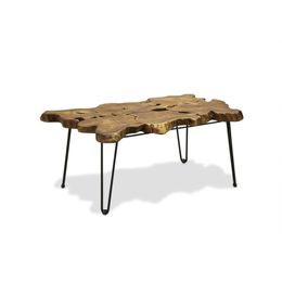 skandeko Quadratischer Couchtisch aus recyceltem Holz 80 x 80 x 45 cm skandinavische Deko Online Shop
