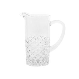 Chic Antique Lorient Kanne mit Diamantenschliff H22/L20/B11 cm, klar skandinavische Deko Online Shop