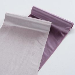Boltze Dekostoff Velvet 2er Set violett 200 x 35 cm, violett skandinavische Deko Online Shop