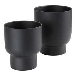 House Nordic Fulda Blument&ouml;pfe 2er Set &Oslash;14/16 cm, H&ouml;he 16/19 cm skandinavische Deko Online Shop