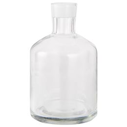IB Laursen Kerzenst&auml;nder Flaschenmodell f&uuml;r Stabkerze 11,5 cm, &Oslash; 6,5 cm, Glas skandinavische Deko Online Shop