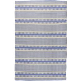 IB Laursen Teppich gestreift 180 x 120 cm, blau skandinavische Deko Online Shop