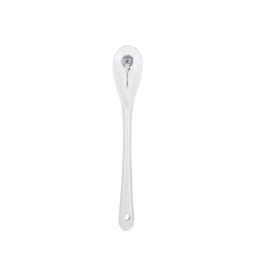 Krasilnikoff Teel&ouml;ffel aus Porzellan Pusteblume L12cm, weiss skandinavische Deko Online Shop