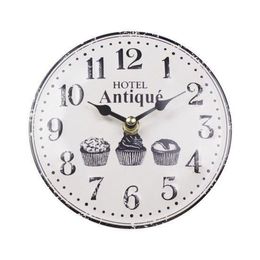 Chic Antique Tischuhr antik H22,5/B15,5 cm, weiss skandinavische Deko Online Shop