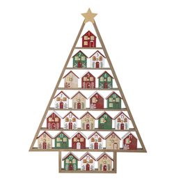 Bloomingville Adventskalender Calvin Tannenbaum-Form L44xH61,5xB6 cm skandinavische Deko Online Shop