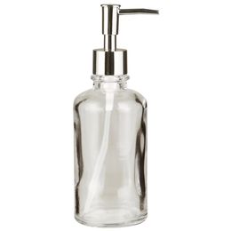 IB Laursen Seifenspender aus Glas H&ouml;he 20, &Oslash; 7 cm, klar skandinavische Deko Online Shop