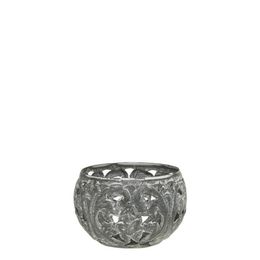 Chic Antique Eisen Teelichthalter mit Muster 7,5x10 cm skandinavische Deko Online Shop