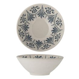 Bloomingville Heikki Schale 2000 ml, Steingut &Oslash; 26,5 x H11 cm, blau skandinavische Deko Online Shop