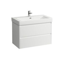 Laufen Waschtischunterschrank BASE f&uuml;r Pro S H4113021082601 82,1x51,5x44,6cm, 2 Schubladen, wei&szlig; matt