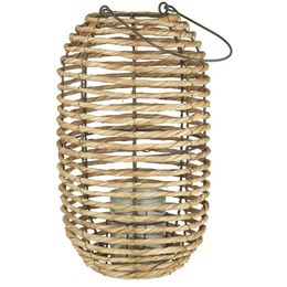 IB Laursen Kerzenhalter Laterne aus Seegras H&ouml;he 37, &Oslash; 20 cm skandinavische Deko Online Shop