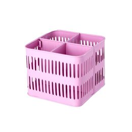 Rice Metall Korb quadratisch pink 17 x 17 x 14 cm skandinavische Deko Online Shop