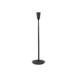Chic Antique Eisen Kerzenst&auml;nder auf Fu&szlig; &Oslash;9,5 x H38 cm, antik schwarz skandinavische Deko Online Shop
