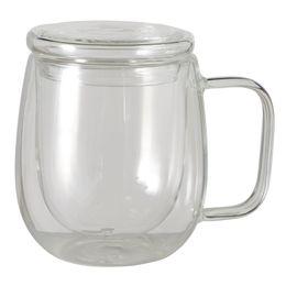 Boltze Doppelwandinger Teeebecher Teetasse Yarina 250 ml, 9 cm &Oslash; 9 cm skandinavische Deko Online Shop