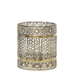 Chic Antique Vire Windlicht mit Muster H&ouml;he 16, &empty; 10 cm skandinavische Deko Online Shop
