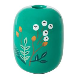 Rice Kerzenhalter Large aus Metall &Oslash;8,5 x H11cm, gr&uuml;n skandinavische Deko Online Shop