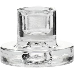 IB Laursen Stabkerzenhalter aus Glas f&uuml;r d&uuml;nne Kerzen H&ouml;he 3.6, &Oslash; 5 cm skandinavische Deko Online Shop