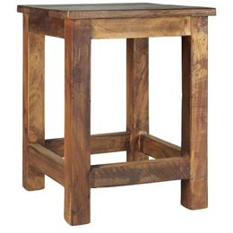 IB Laursen Hocker Holz UNIKA 31 x 31 x 41 cm skandinavische Deko Online Shop