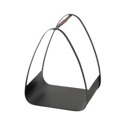 Boltze Kaminholzregal Timo 50 cm, Schwarz skandinavische Deko Online Shop