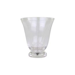 Chic Antique Trinkglas auf Fu&szlig; H11,5/D10 cm, klar skandinavische Deko Online Shop