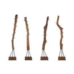 Invicta Interior Bodengarderobe Hemingway 200cm Teakholz 30 x 35 x 200 cm skandinavische Deko Online Shop