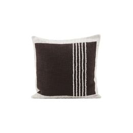 house doctor Kissenbezug Yarn Dark 50 x 50cm, braun skandinavische Deko Online Shop