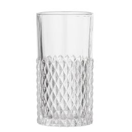 Bloomingville Trinkglas Runa &Oslash;7 x H14cm, klar skandinavische Deko Online Shop